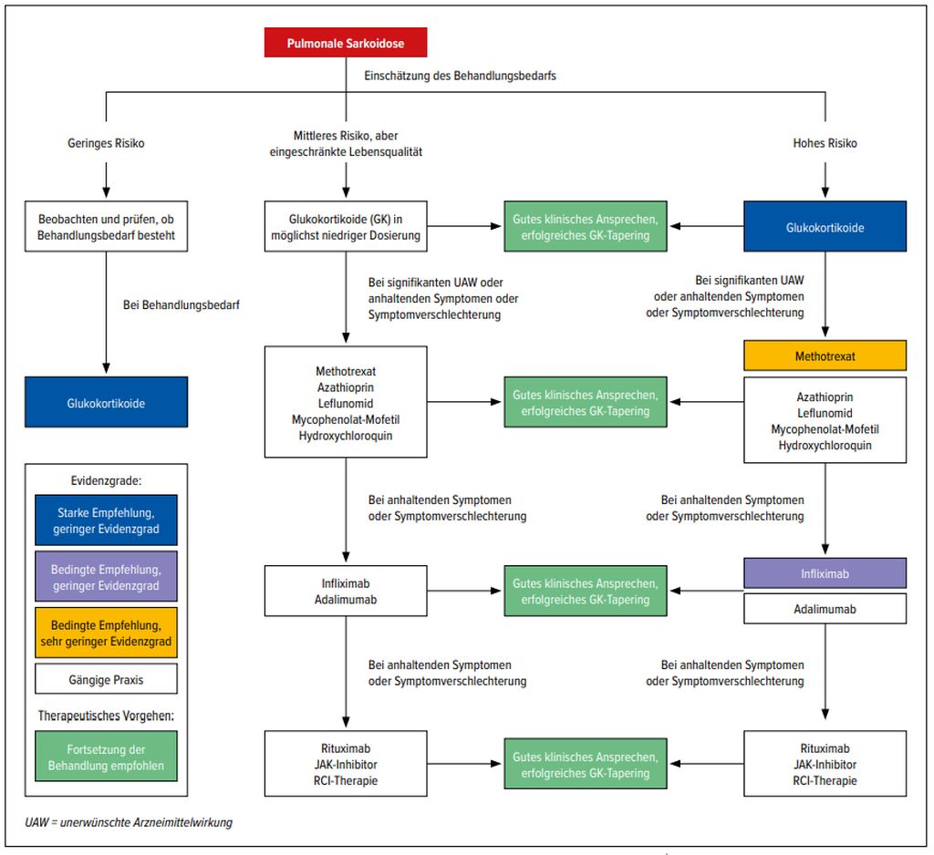 Therapieempfehlungen bei Sarkoidose - Pneumologie - Universimed ...