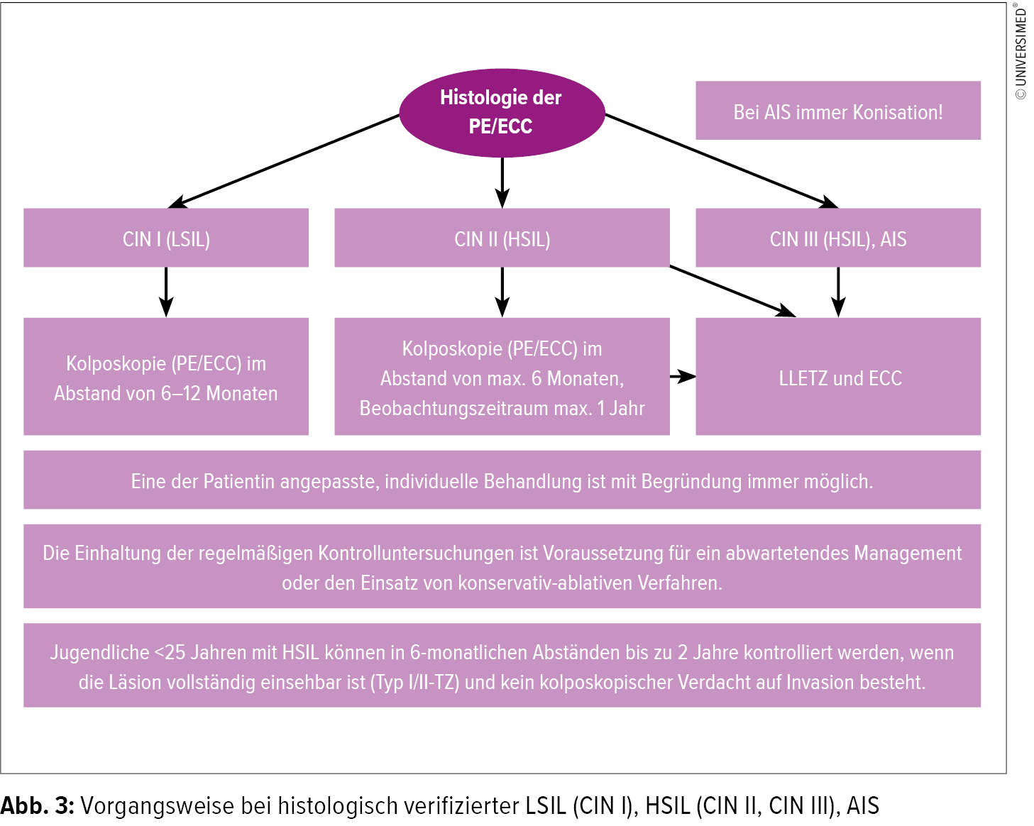 Diagnostik und Therapie zervikaler intraepithelialer Neoplasien (CIN ...